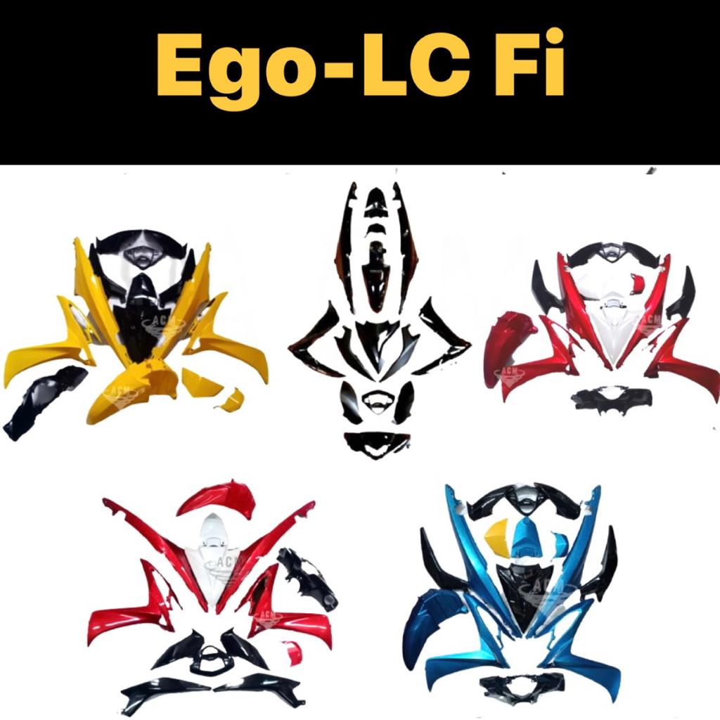 YAMAHA EGO LC FI Full Body Cover Set Coverset Coverset Fuel Injection EgoLCFi EGOLC FI Black ...