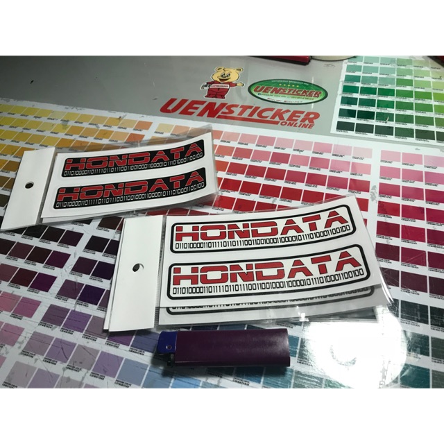 Sticker decal kereta HONDATA | Shopee Malaysia