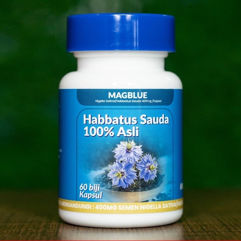 Habbatus Sauda Magic Blue 100% Asli (60 biji kapsul ) | Shopee Malaysia