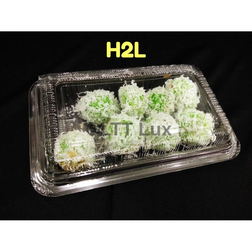 Kuih Container OPS H2L / Disposable Plastic Clear Bakery Container ...