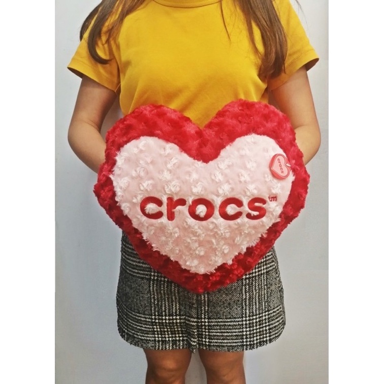 CROCS | Premium Heart Shape Soft Cushion Pillow (2 in 1 designs ...