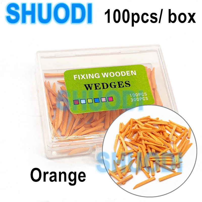 Dental Wedge Set Interdental Fixing Filling Wooden Wedge And 20 pcs ...