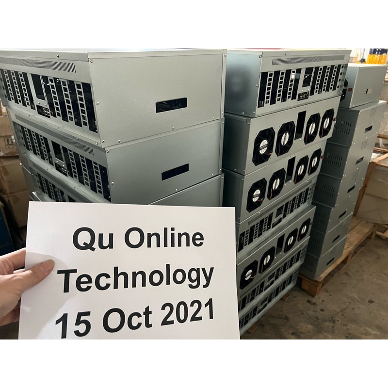 READY STOCK - GPU rig riserless case (Big) 847 8GPU Mining Ethereum ETH ...