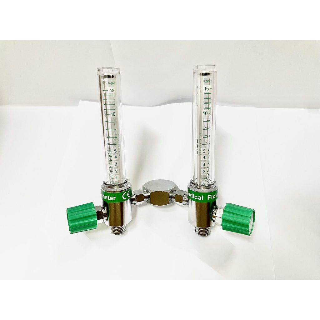 Twin Oxygen flowmeter 0-15lpm OR 3.5lpm with MK4 probe | Shopee Malaysia