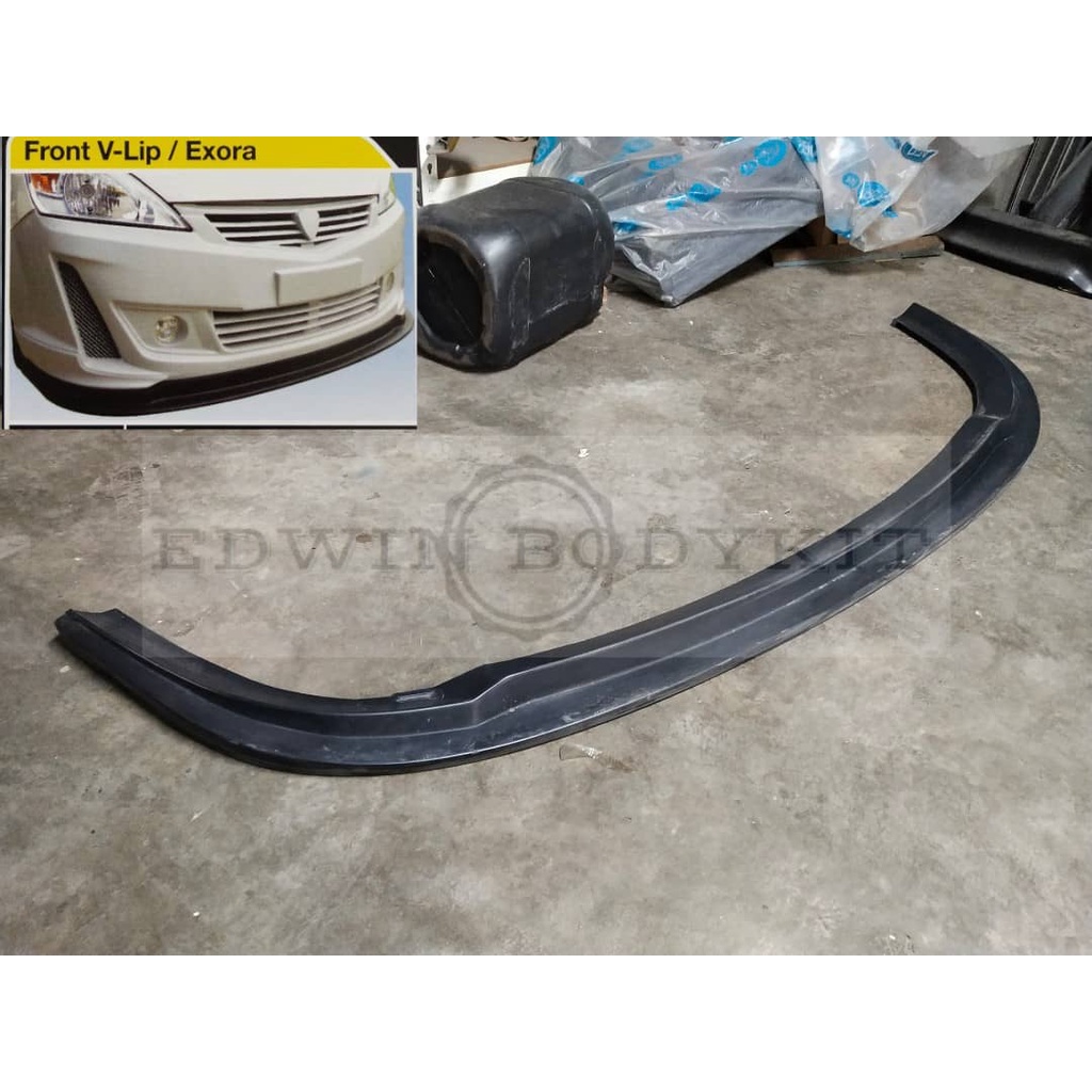 Exora Bold Front Lip Pu Bodykit Depan Skirt Vlip V-lip Diffuser Pu ...