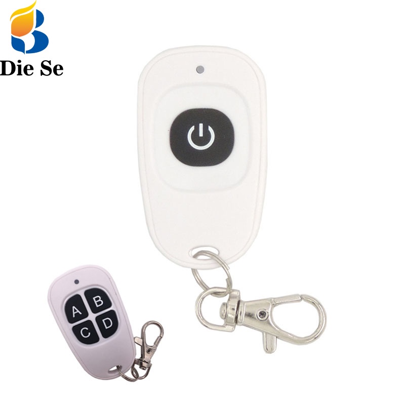 433Mhz Transmitter Key Fob EV 1527 Learning Code Wireless rf Remote Control Light Gate Garage ...