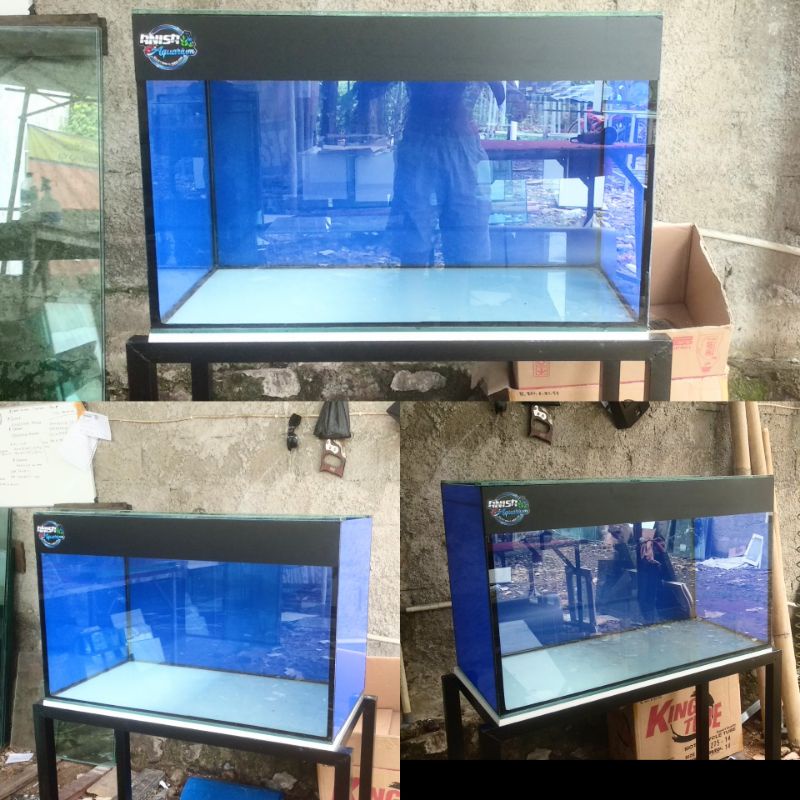 80x40x50 FULL 8MM FULL BEGROUND AQUARIUM Fish Tank | Shopee Malaysia