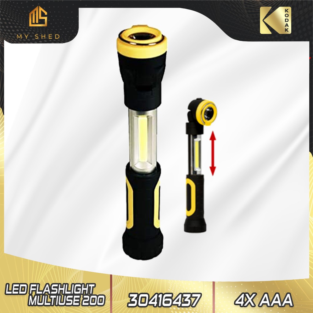 KODAK LED Multi Use Flashlight Torchlight 200 Lumens | Shopee Malaysia