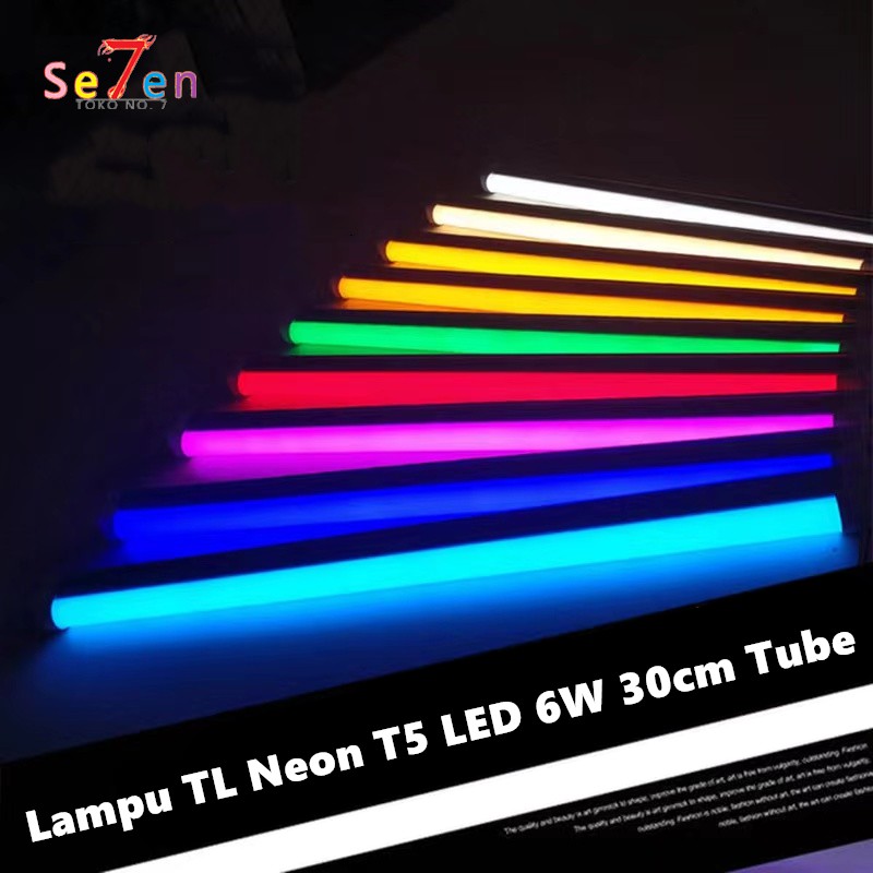 Colorful 6W 30cm Tube T5 LED Neon TL Lamp | Shopee Malaysia