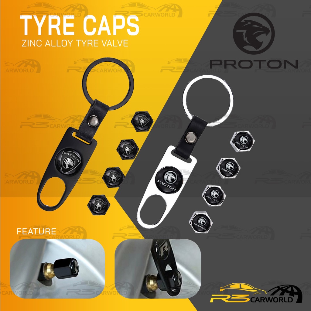 [NEW] Proton Tyre Cap Air Tyre Wheel Valve Tyre Valve Zinc Alloy X90 ...