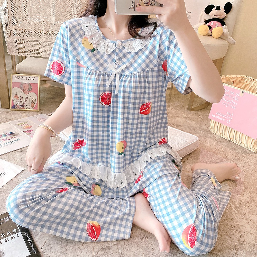 baju tidur women's pyjamas seluar tidur wanita piyama women set wear ...