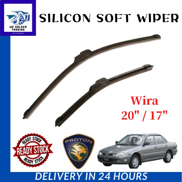 PROTON WIRA SOFT SILICONE WIPER BLADE (2PCS/SET) | Shopee Malaysia