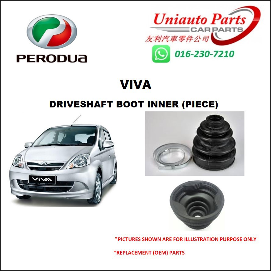 PERODUA VIVA DRIVESHAFT C.V BOOT INNER WITH FLOWER (PIECE) | Shopee ...