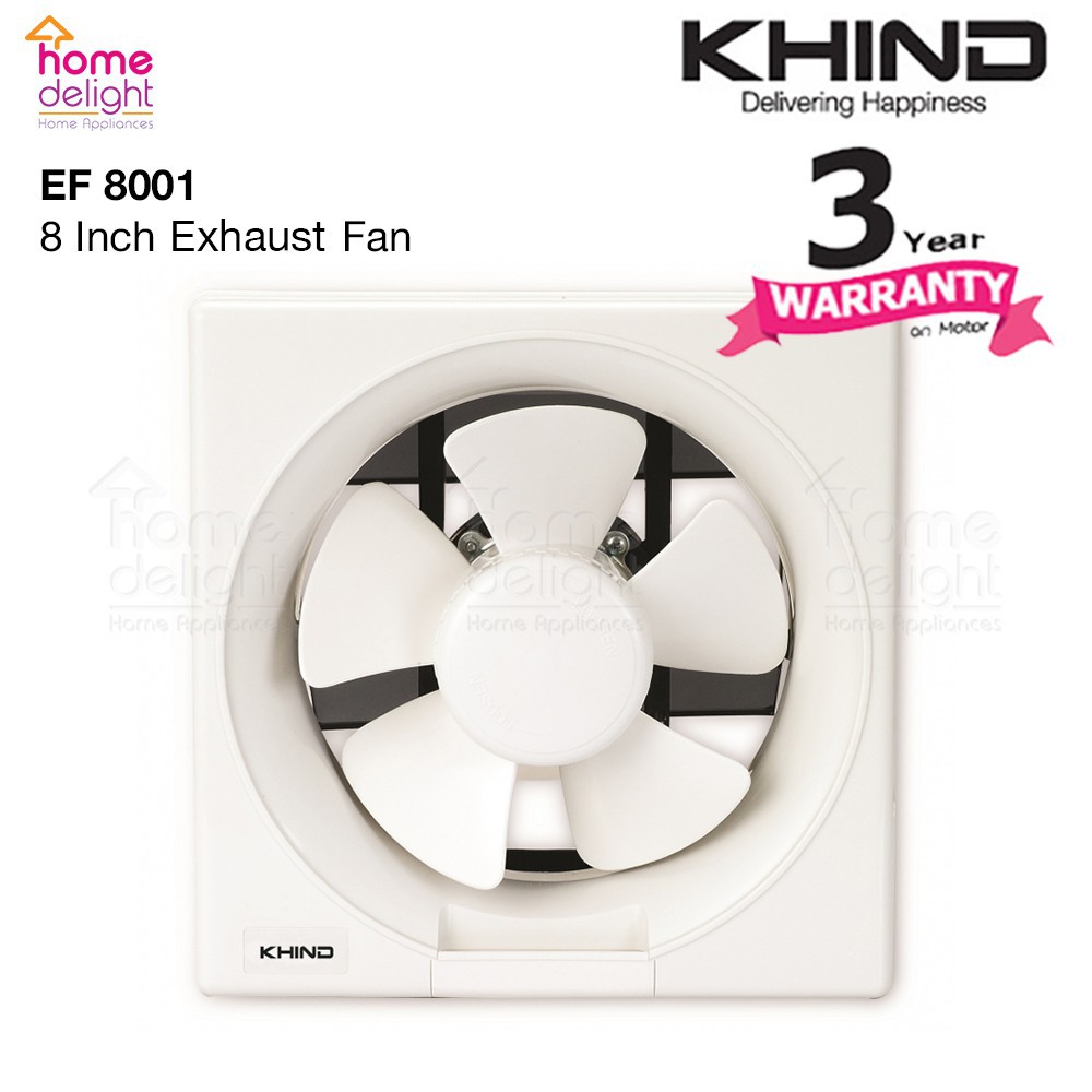 KHIND Exhaust Fan 8" / 10" / 12" ( EF8001 / EF1001 / EF1201 ) | Shopee ...