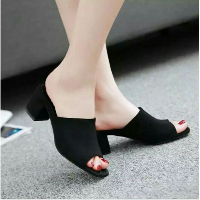 Contemporary slippers/slippers Hels Heels 5cm | Shopee Malaysia