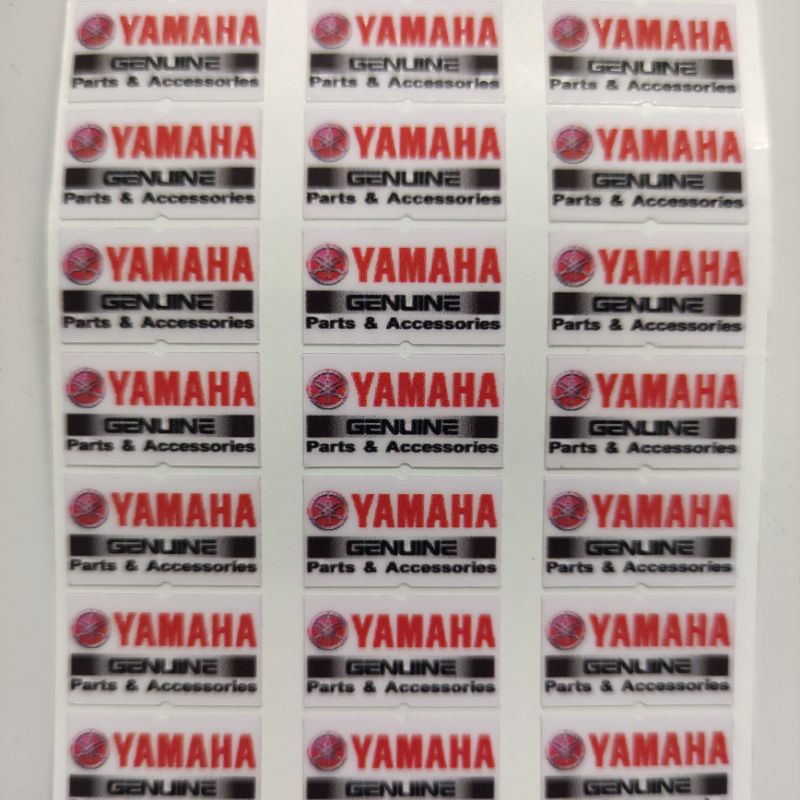 YAMAHA Genuine Parts & Accessories Sticker Lable Original Design ...