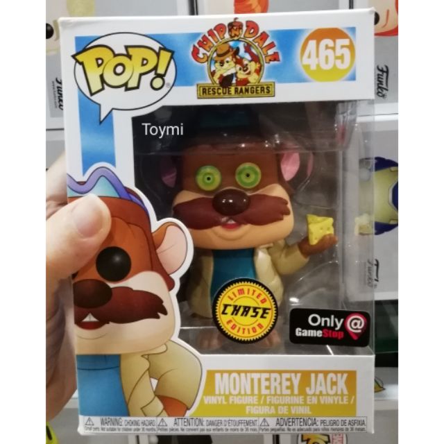 Funko POP 465 Chase Monterey Jack Chip and Dale Rescue Ranger GameStop ...