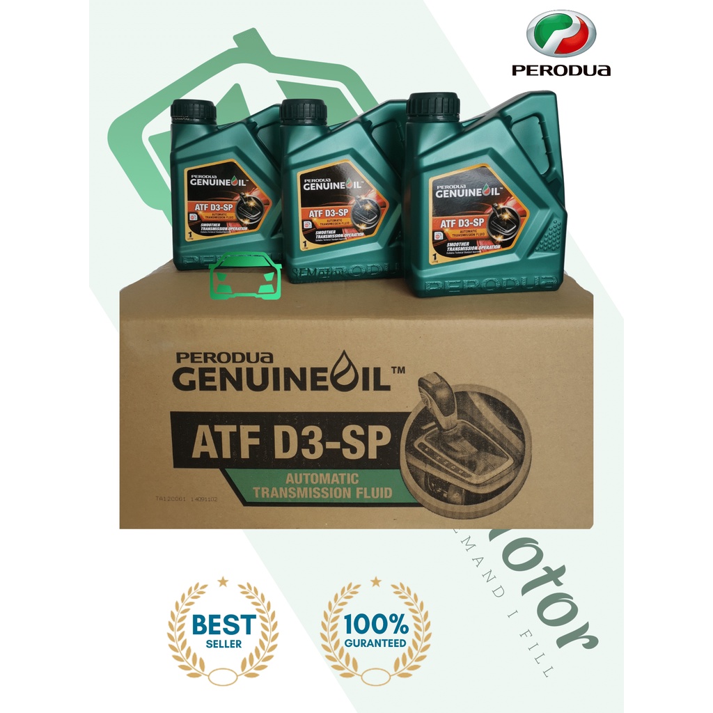 2021 NEW PACKAGING!! PERODUA AUTOMATIC TRANSMISSION FLUID ATF D3-SP ...