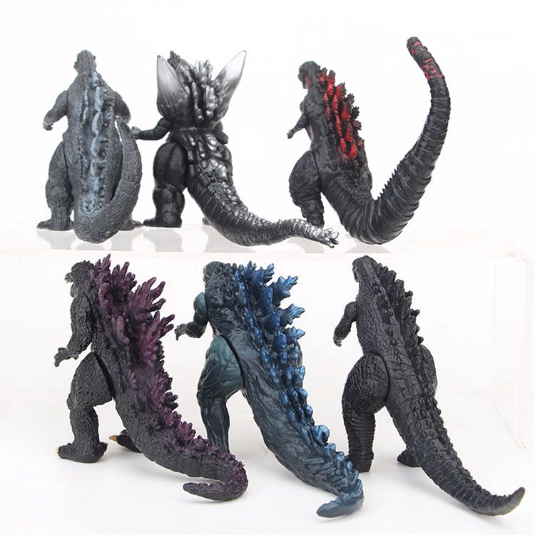 6pc/set Godzilla Monsters 2014 Movie Godzilla Character Action Figure ...