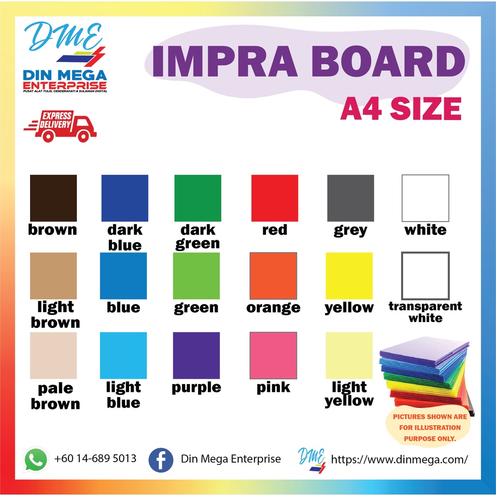 IMPRA BOARD A4 - 3MM | Shopee Malaysia