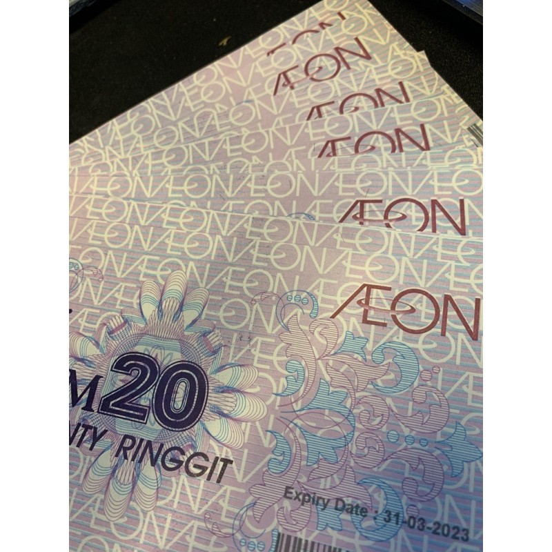 Aeon gift voucher RM10 pc .. (ready stock) | Shopee Malaysia