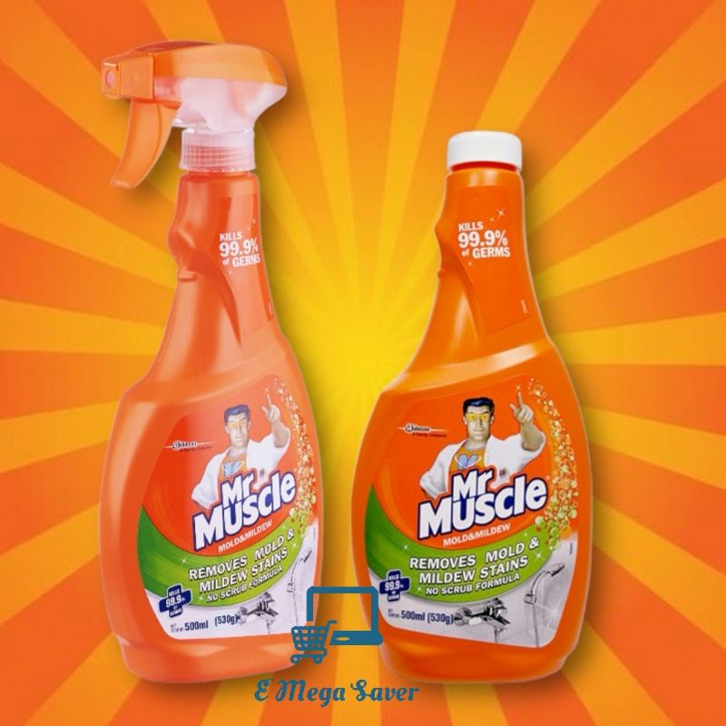 Mr. Muscle Mold & Mildew Stain Cleaner 500ml | Shopee Malaysia