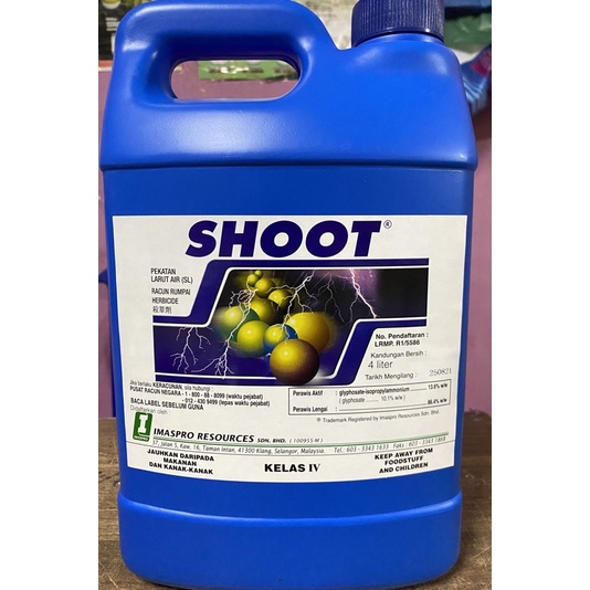 racun rumput shoot 4liter lalang dan rumput | Shopee Malaysia