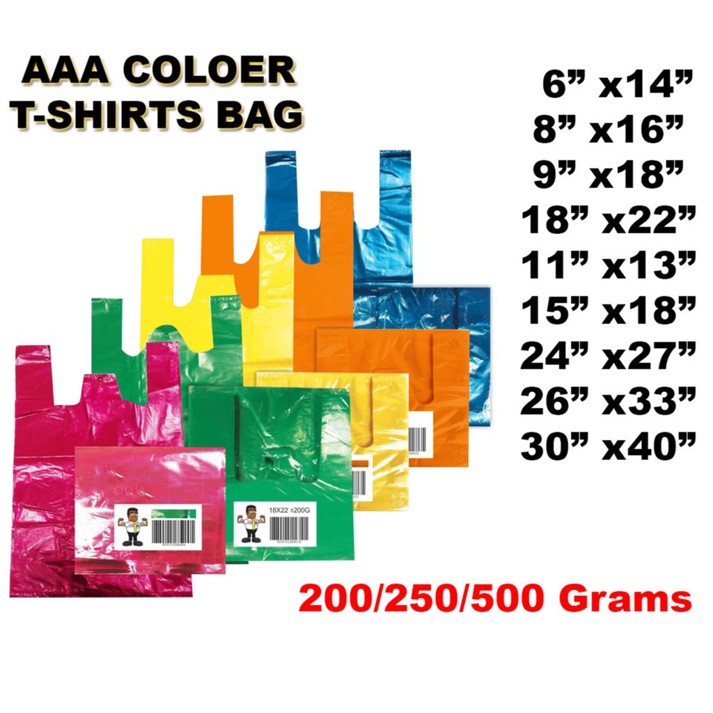 Quality Singlet Plastic Bag Transparent / Handle Bag / Plastik shopping ...