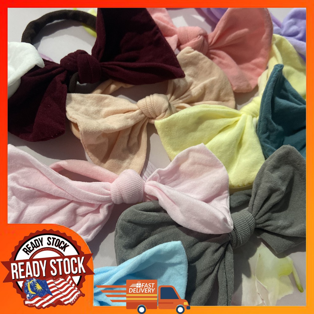 🔥READY STOCK🔥 Butterfly Baby Headband Nylon Cekak Nylon Bayi Rama-rama ...