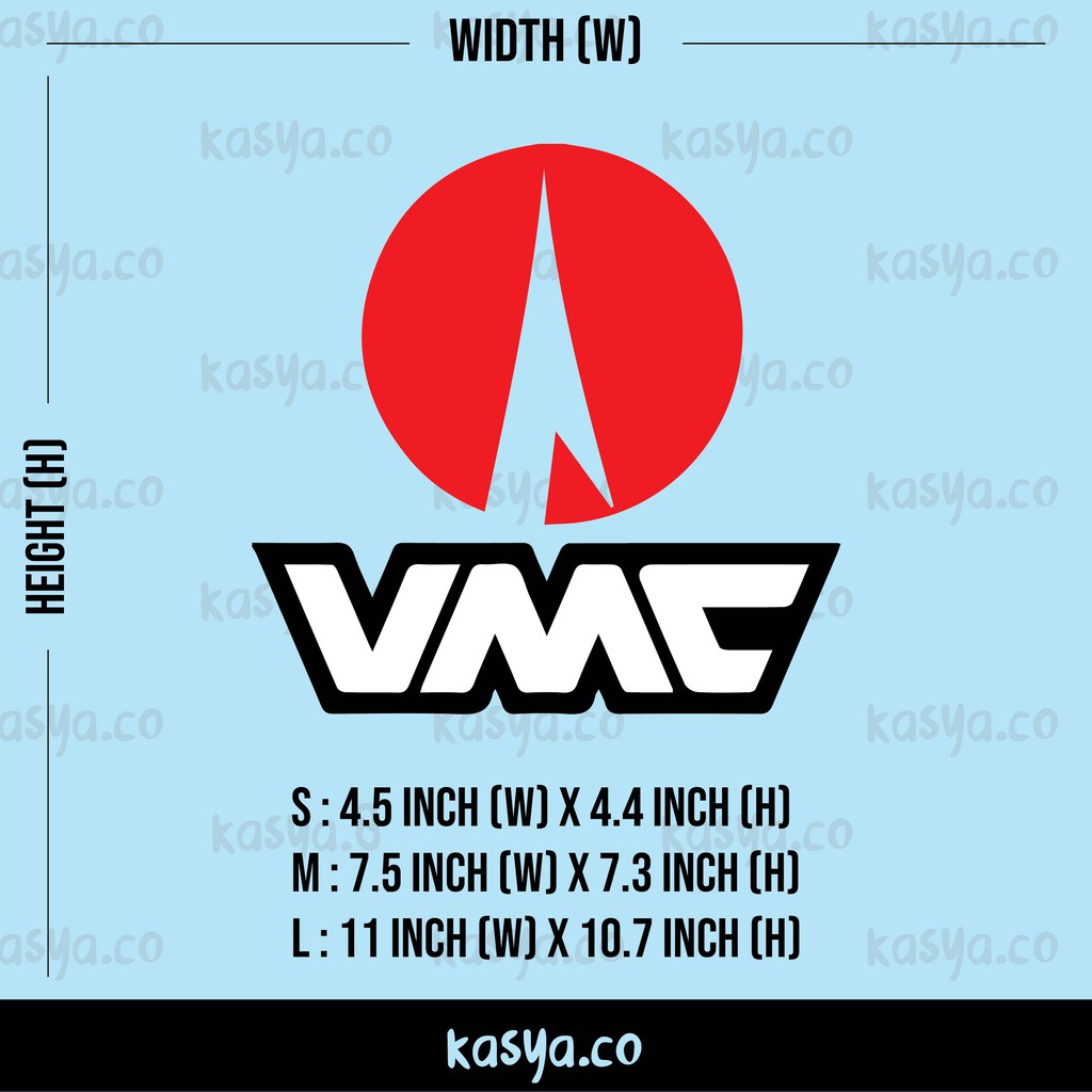 VMC LOGO vinyl cutting sticker | Shopee Malaysia