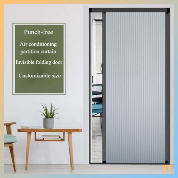 Kitchen Folding Sliding Invisible Door Partition Inner Door Window Leak ...