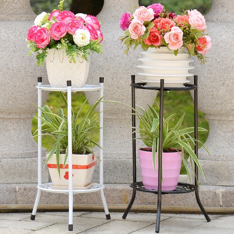 2 Tier Flower Rack Flower Pot Plant Stand 0146 | Shopee Malaysia