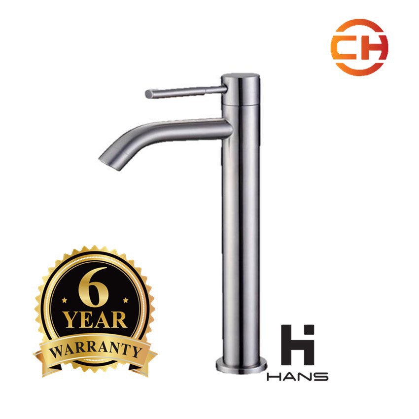 HANS STAINLESS STEEL SUS304 BASIN COLD TAP (TALL) | Shopee Malaysia