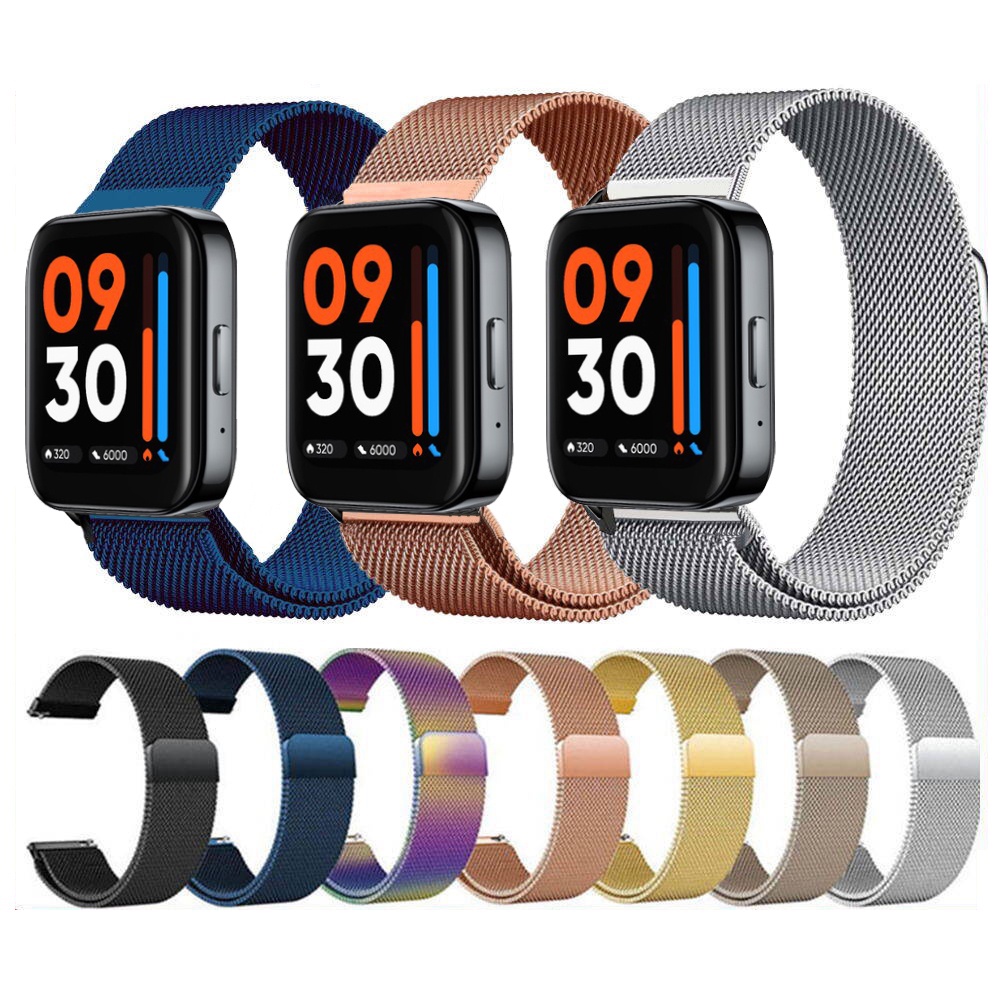 Realme Watch 3/Realme watch 3 Pro Watch Band Milan Magnetic Loop ...