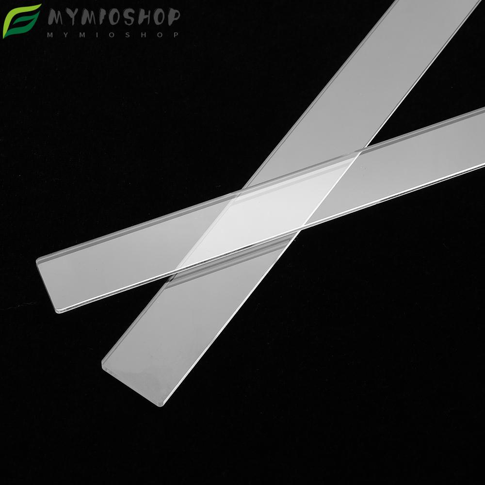 MIOSHOP 2Pcs Kitchen Acrylic Balance Ruler Home Biscuit Smoother Cake ...