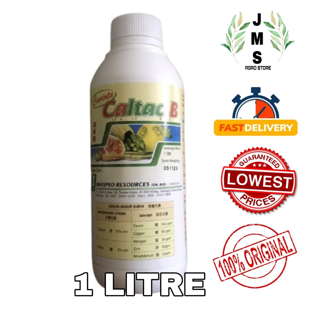 1L Caltac B Baja Air Foliar Kalsium Boron Magnesium Fertilizer Calcium ...