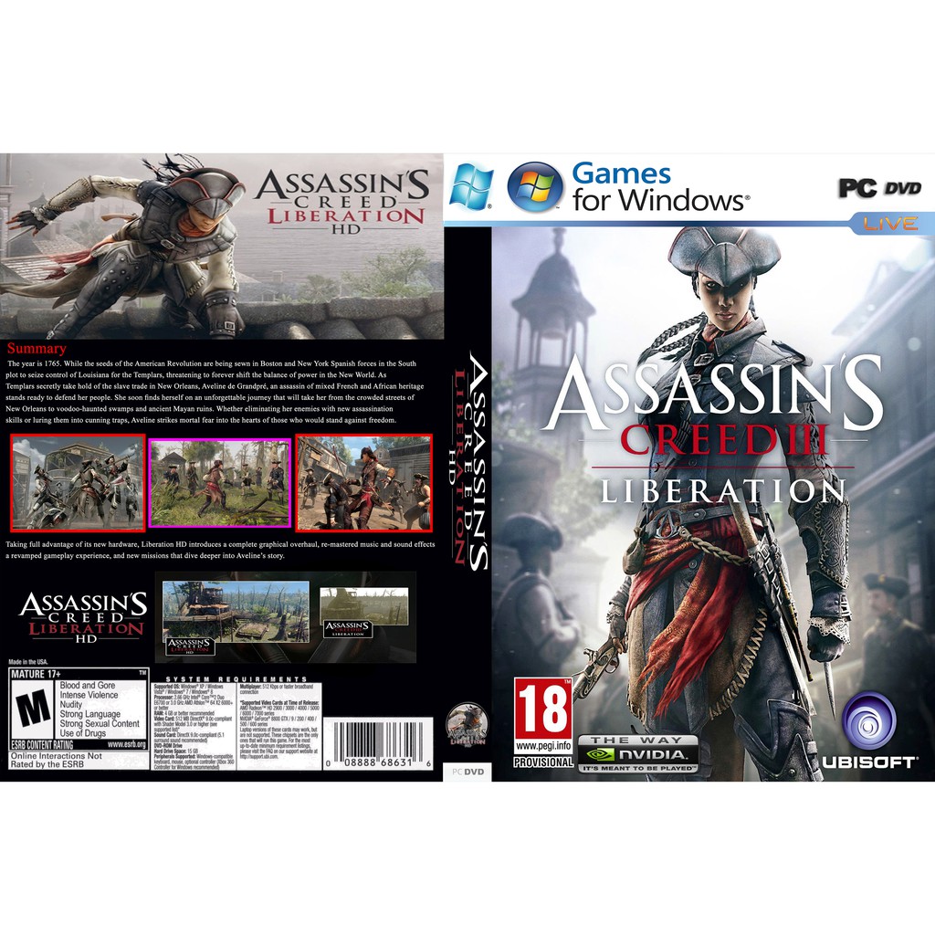 Assassin's Creed III: Liberation PC GAME [Offline] | Shopee Malaysia