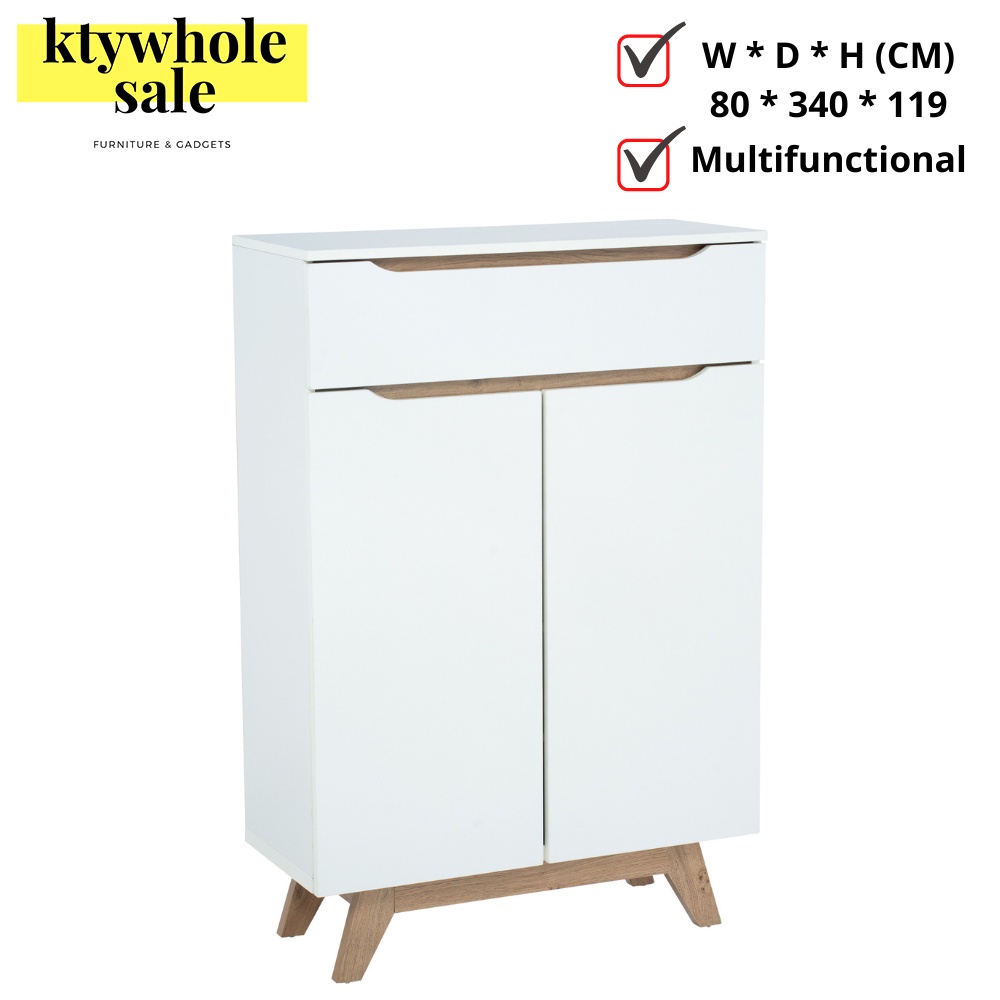 KTY Mando Multi Function Cabinet/ Storage Cabinet with Drawer/ Shoe Cabinet/ Kasut Kabinet ...