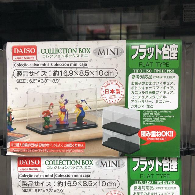Daiso Japan Mini Collection Box Stair Type Stackable Figure Display ...