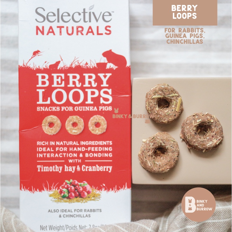 Supreme Selective Berry Loops - snack treats Healthy Snacks rabbit ...