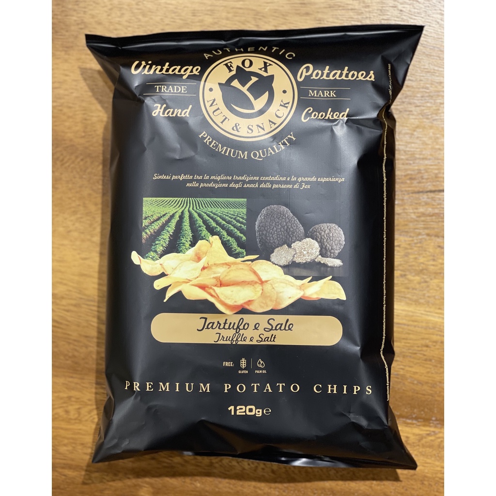 Fox Italia Vintage Potato Chips Black Truffle & Salt Flavoured 120g ...