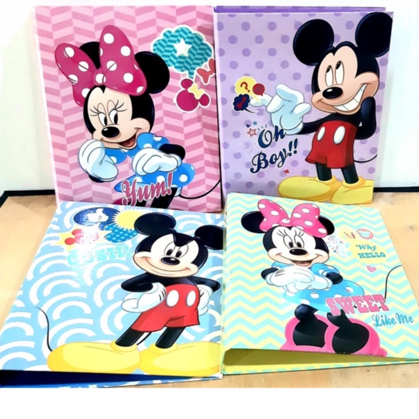 Mickey Mouse 2D Ring File 40cm size A4 | Shopee Malaysia