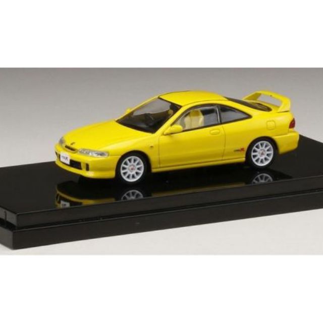 1/64 HONDA INTEGRA TYPE R (DC2) SUNLIGHT YELLOW (CUSTOMIZED COLOR ...