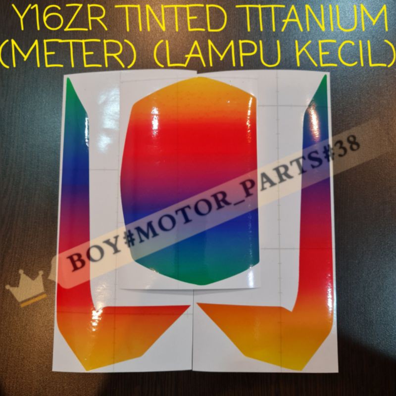 YAMAHA Y16 Y16ZR TINTED TITANIUM METER LAMPU KECIL | Shopee Malaysia
