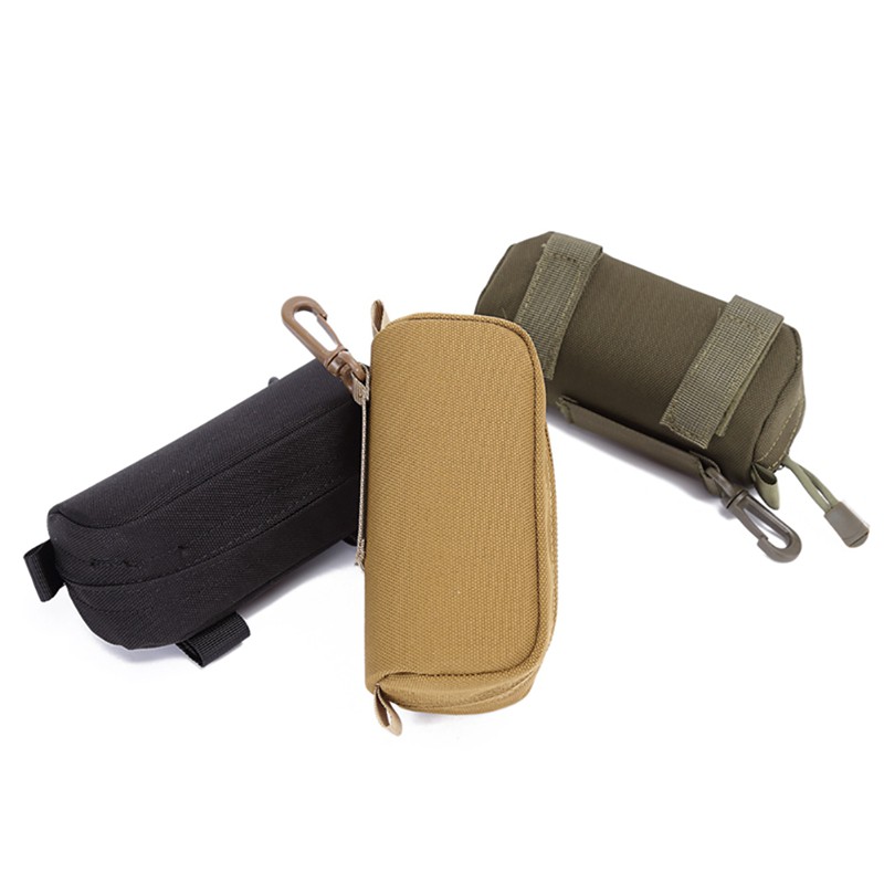 Military MOLLE Eye Glasses Case Sunglasses Holder Bag Tactical Carry ...