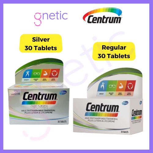 Centrum White / Silver Multivitamin - Multimineral Plus Lutein ...