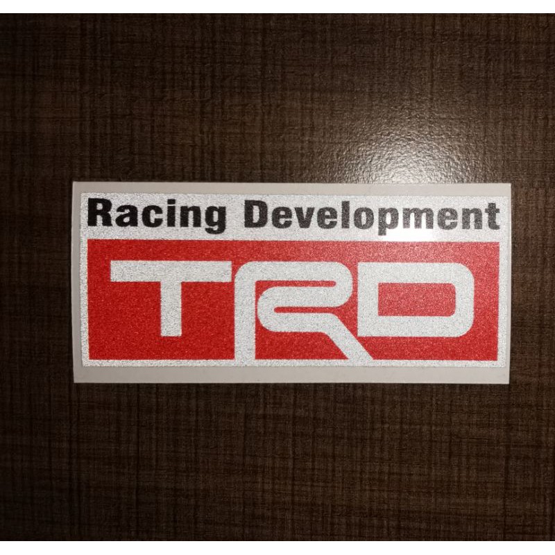 🔥🔥 NEW!!! 3" REFLECTIVE Racing Development TRD Car Sticker | Shopee ...