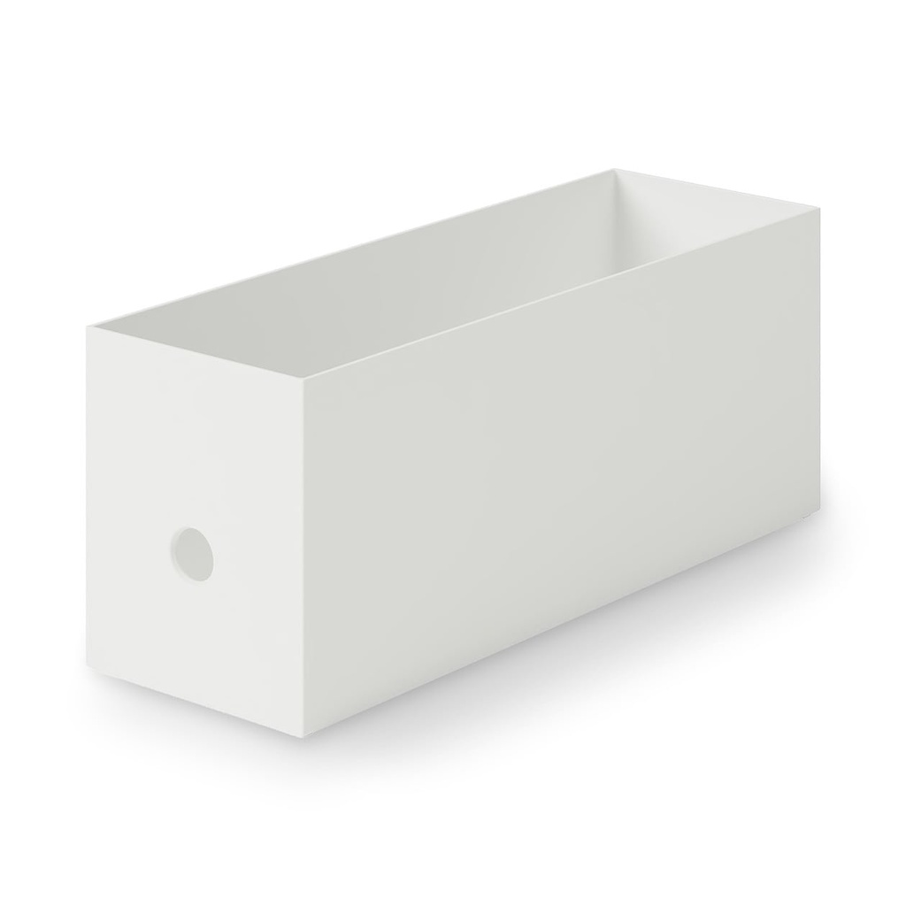 MUJI Polypropylene File Box Standard 1/2 (White Grey) | Shopee Malaysia