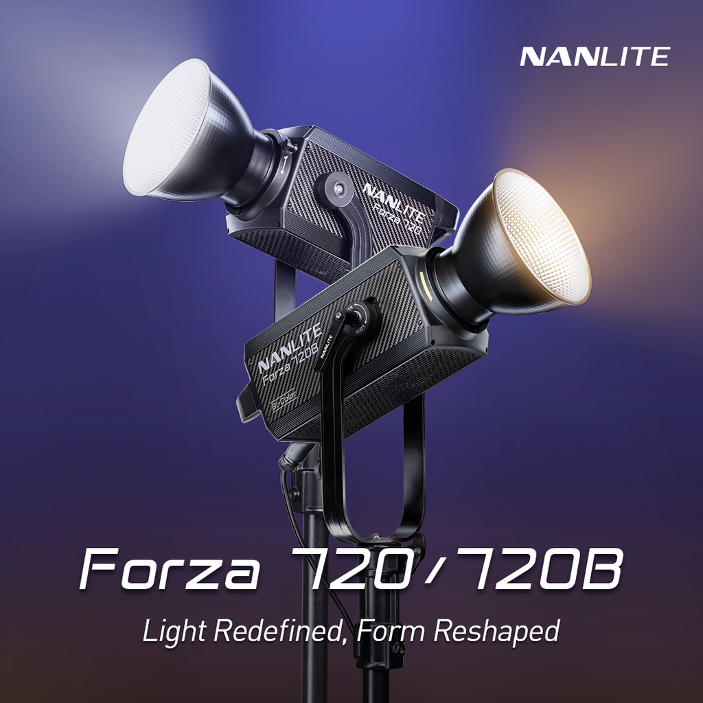 (Ready Stock & Free Delivery) Nanlite Forza 720B Bi-Color & Forza 720 ...