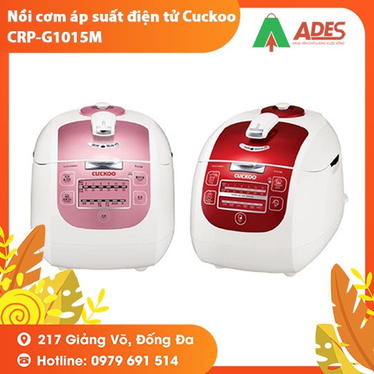 Cuckoo 1.8L electronic pressure rice cooker (Pink/Red) CRPG1015M 46 ...